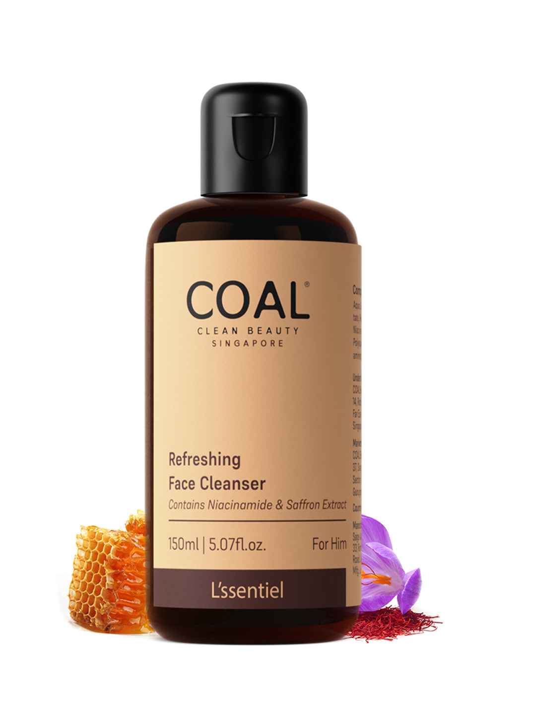 Buy COAL CLEAN BEAUTY Men Refreshing Face Cleanser 150 Ml - Face Wash ...