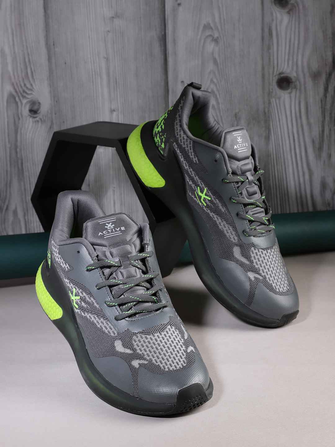 Buy WROGN ACTIVE Men Woven Design Training Shoes - Sports Shoes for Men ...
