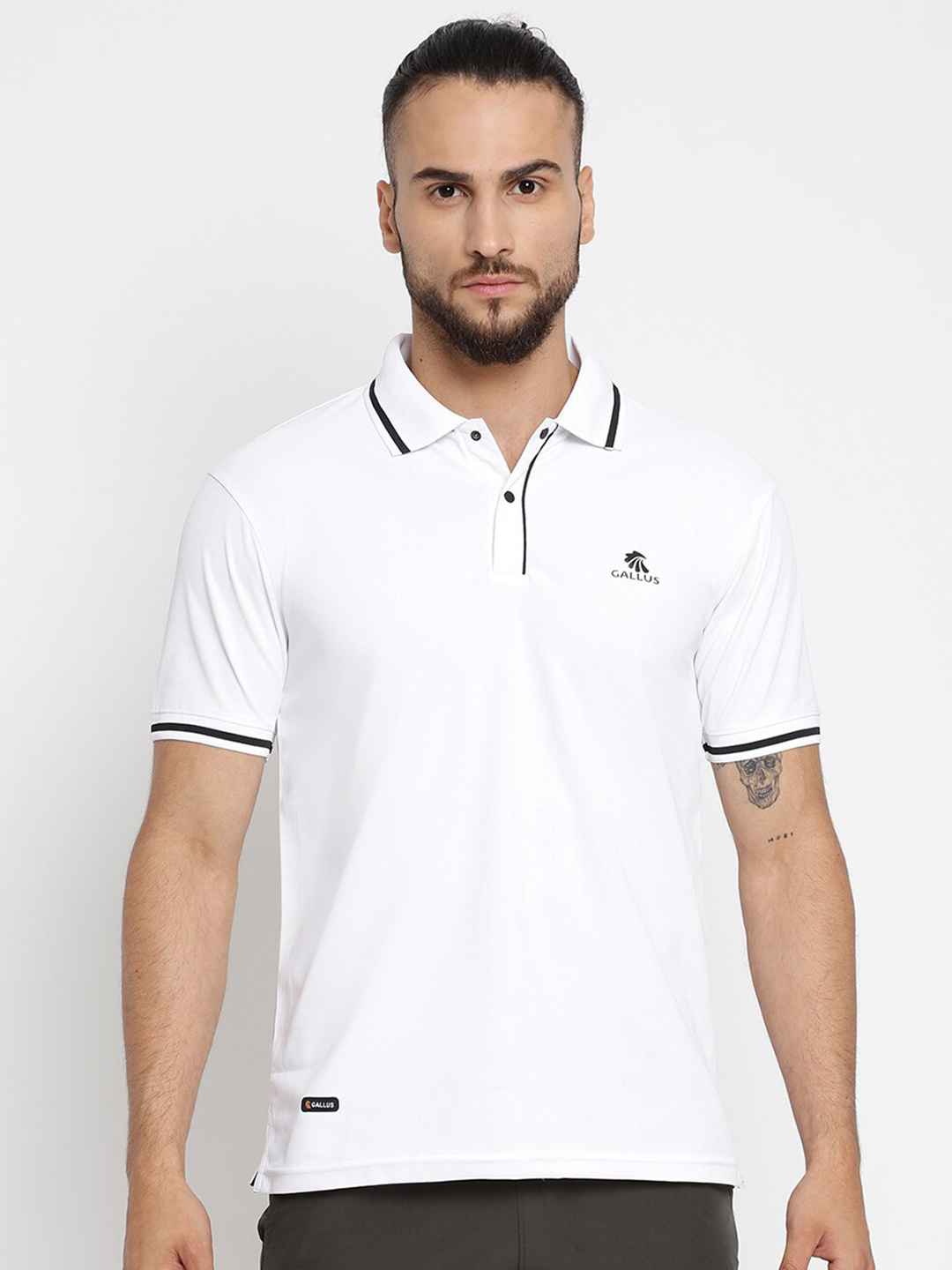 Buy Gallus Polo Collar Dri FIT T Shirt - Tshirts for Men 22500072 | Myntra