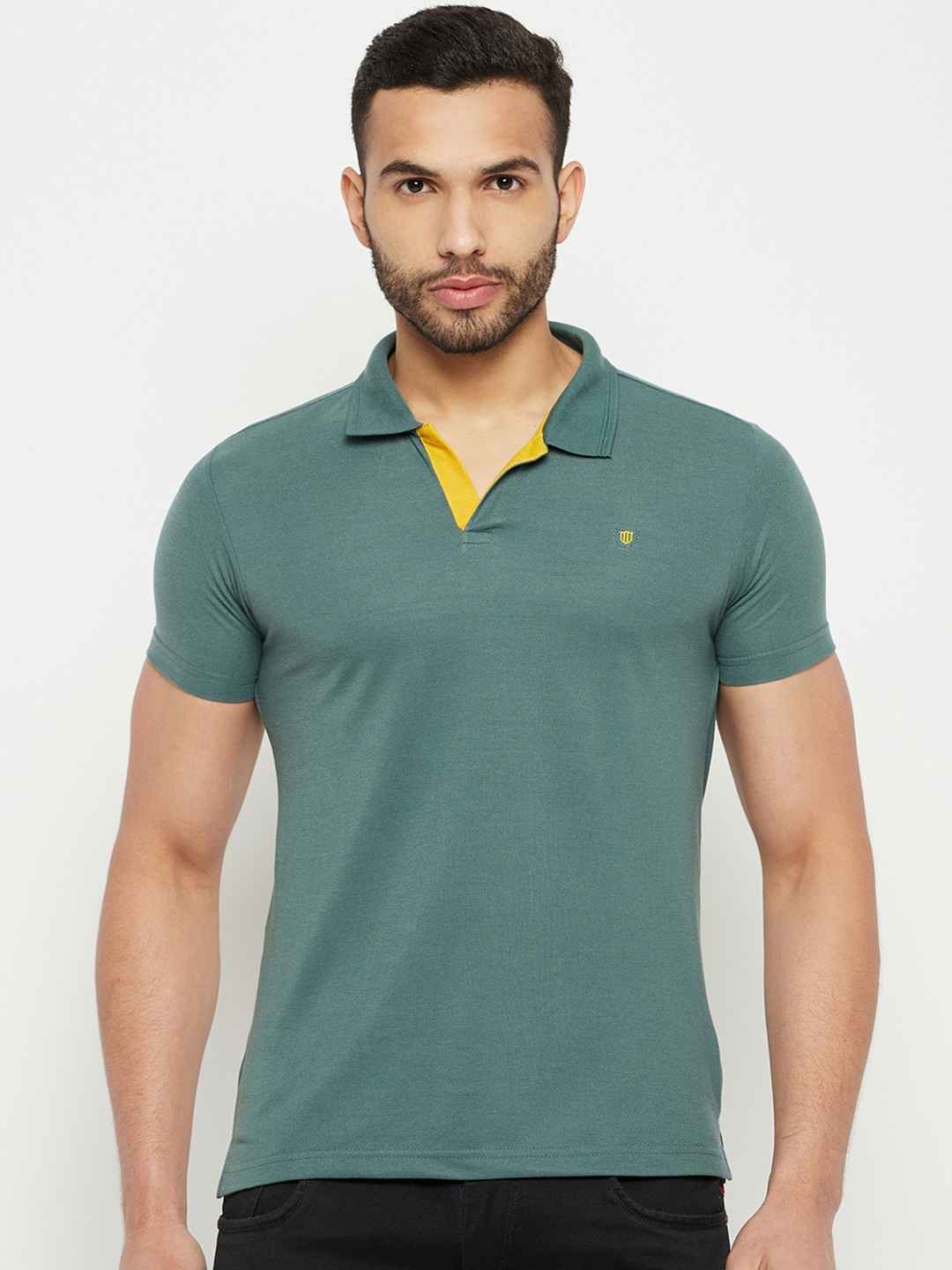 Buy Duke Polo Collar Cotton Slim Fit T Shirt - Tshirts for Men 22991614 ...
