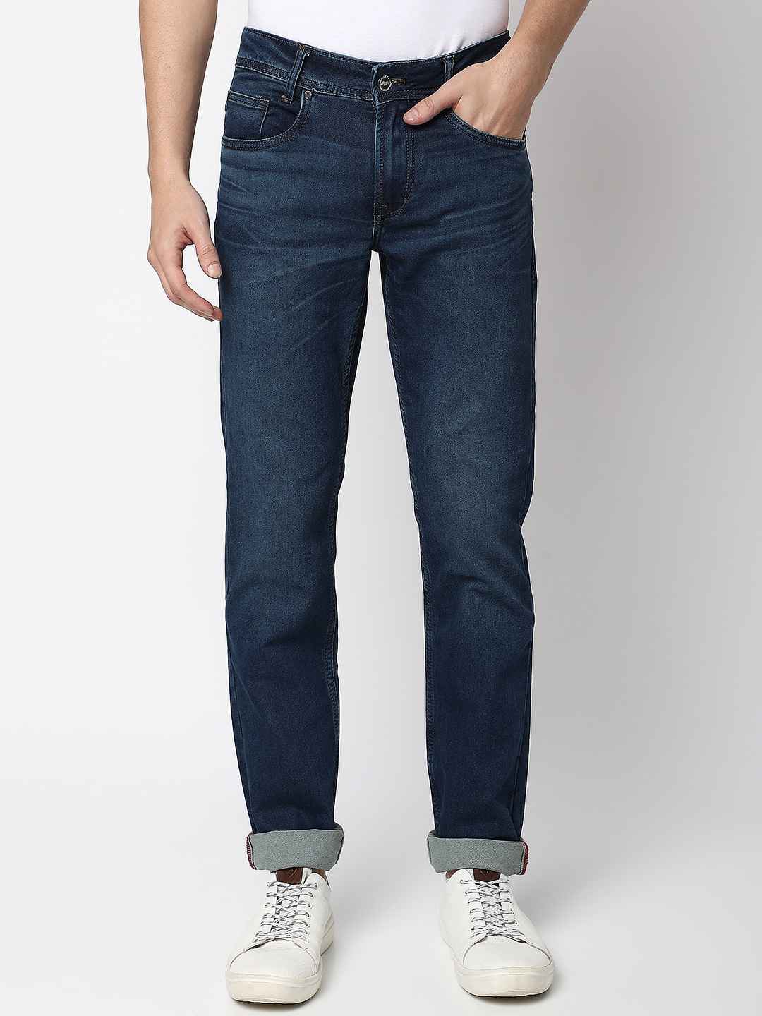 Buy Mufti Men Slim Fit Stretchable Jeans - Jeans for Men 23161796 | Myntra