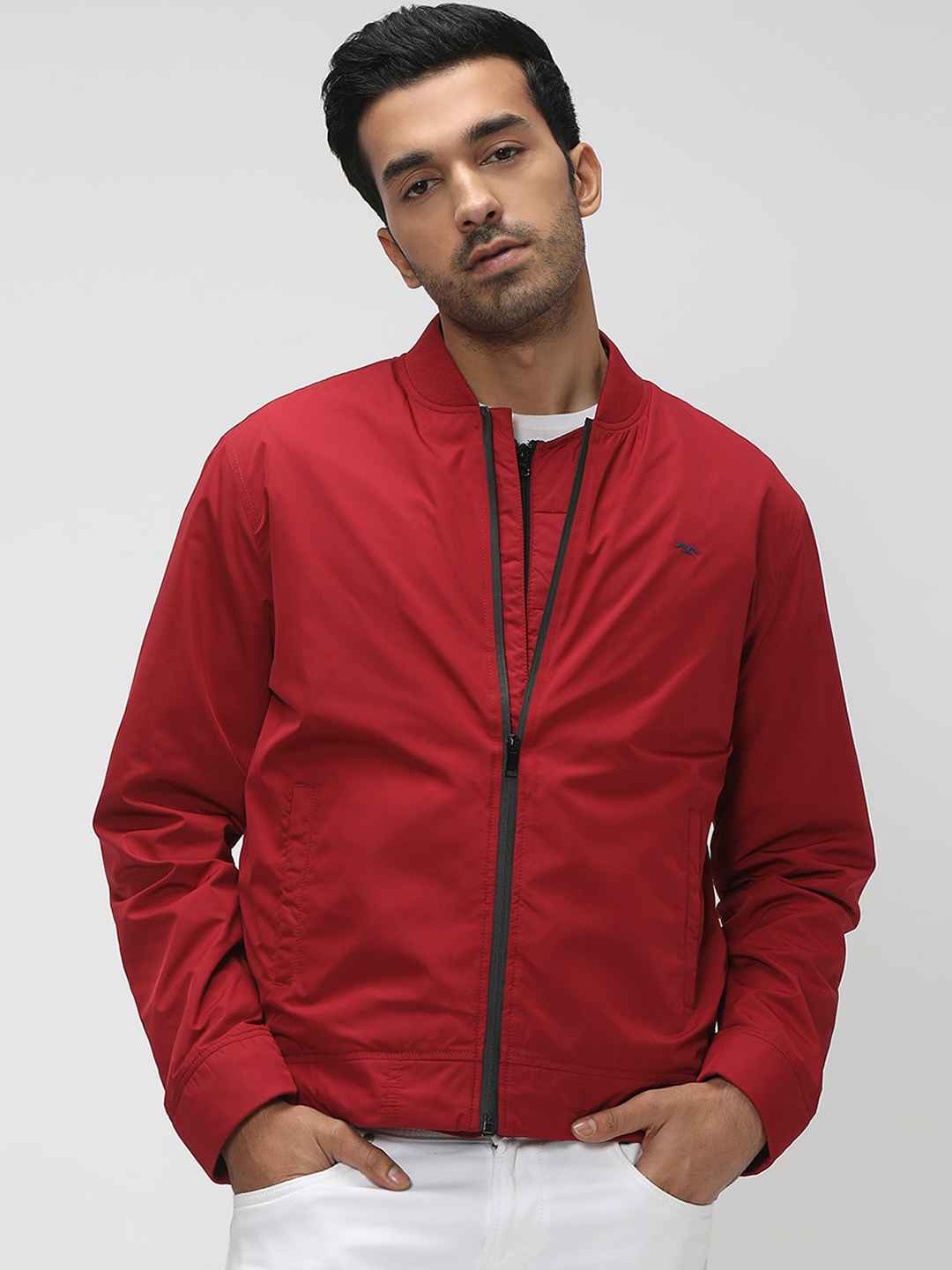 Buy Mufti Mock Collar Bomber Jacket - Jackets for Men 23310724 | Myntra