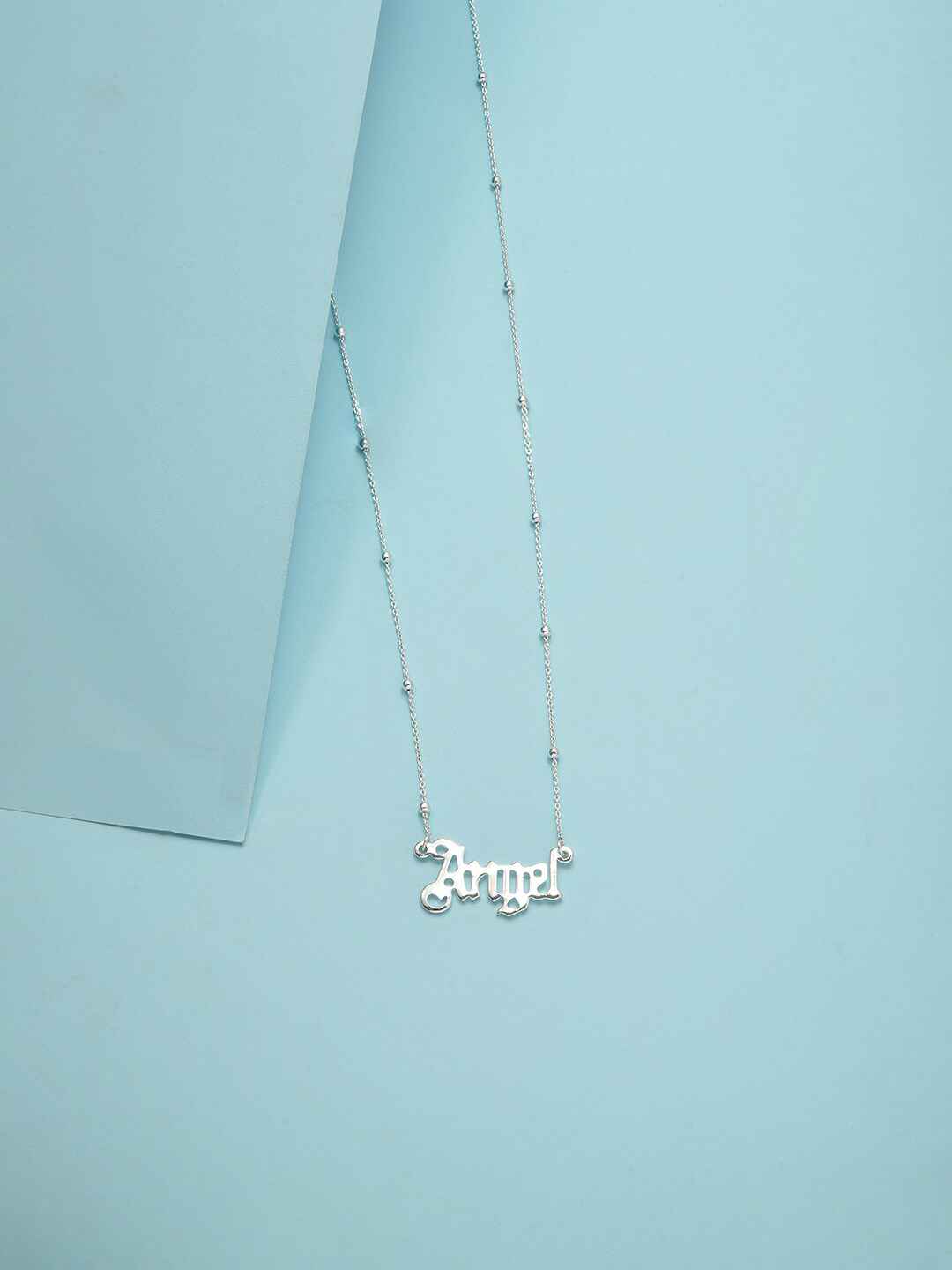 Buy ToniQ Silver Plated Angel Chain - Necklace And Chains for Women ...