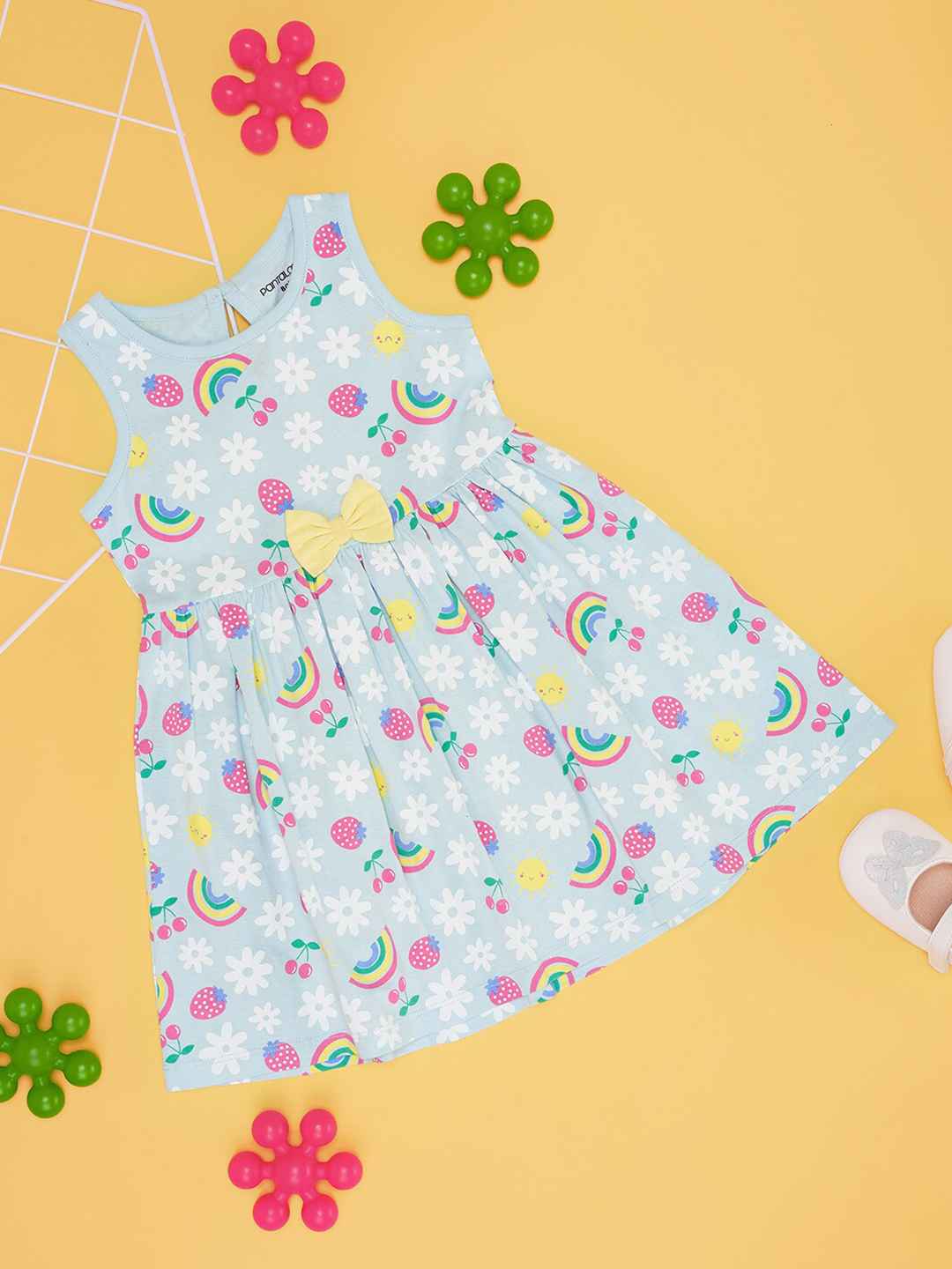 Buy Pantaloons Baby Infants Print Fit & Flare Dress - Dresses for Girls ...