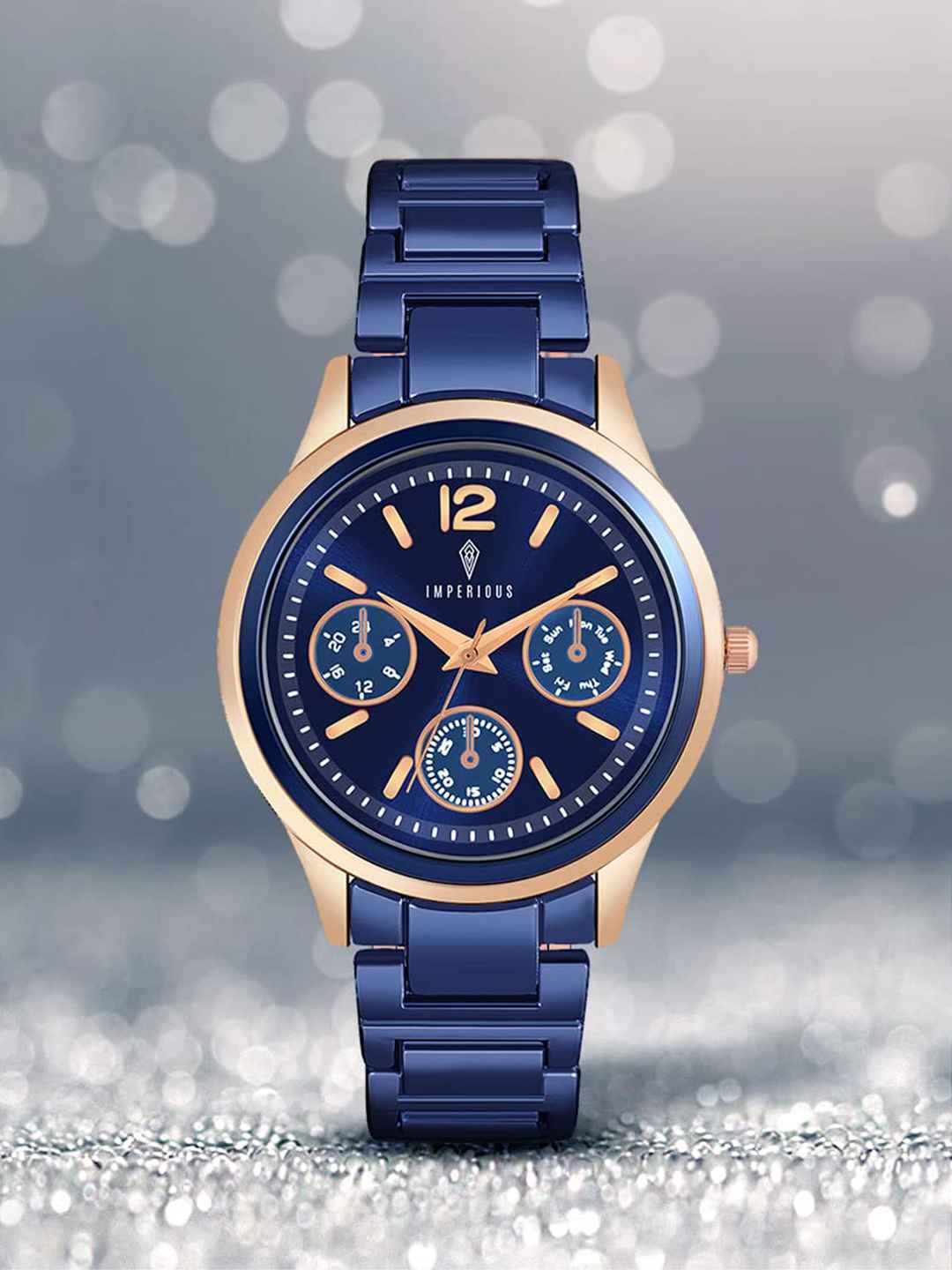 Buy Imperious The Royal Way Women Brass Printed Dial Analogue Watch IMP ...