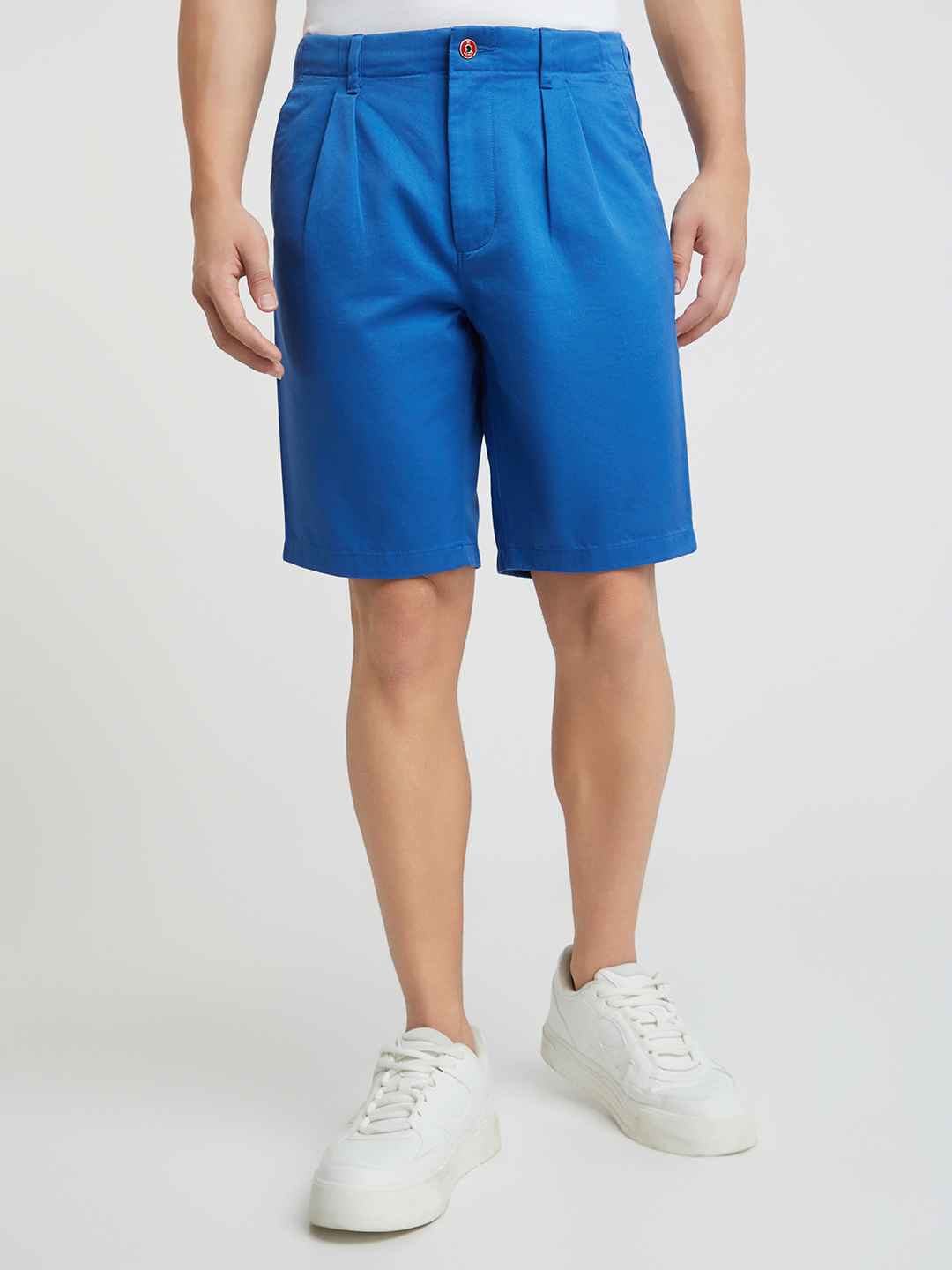 Buy Raymond Men Slim Fit Cotton Shorts - Shorts for Men 29353894 | Myntra