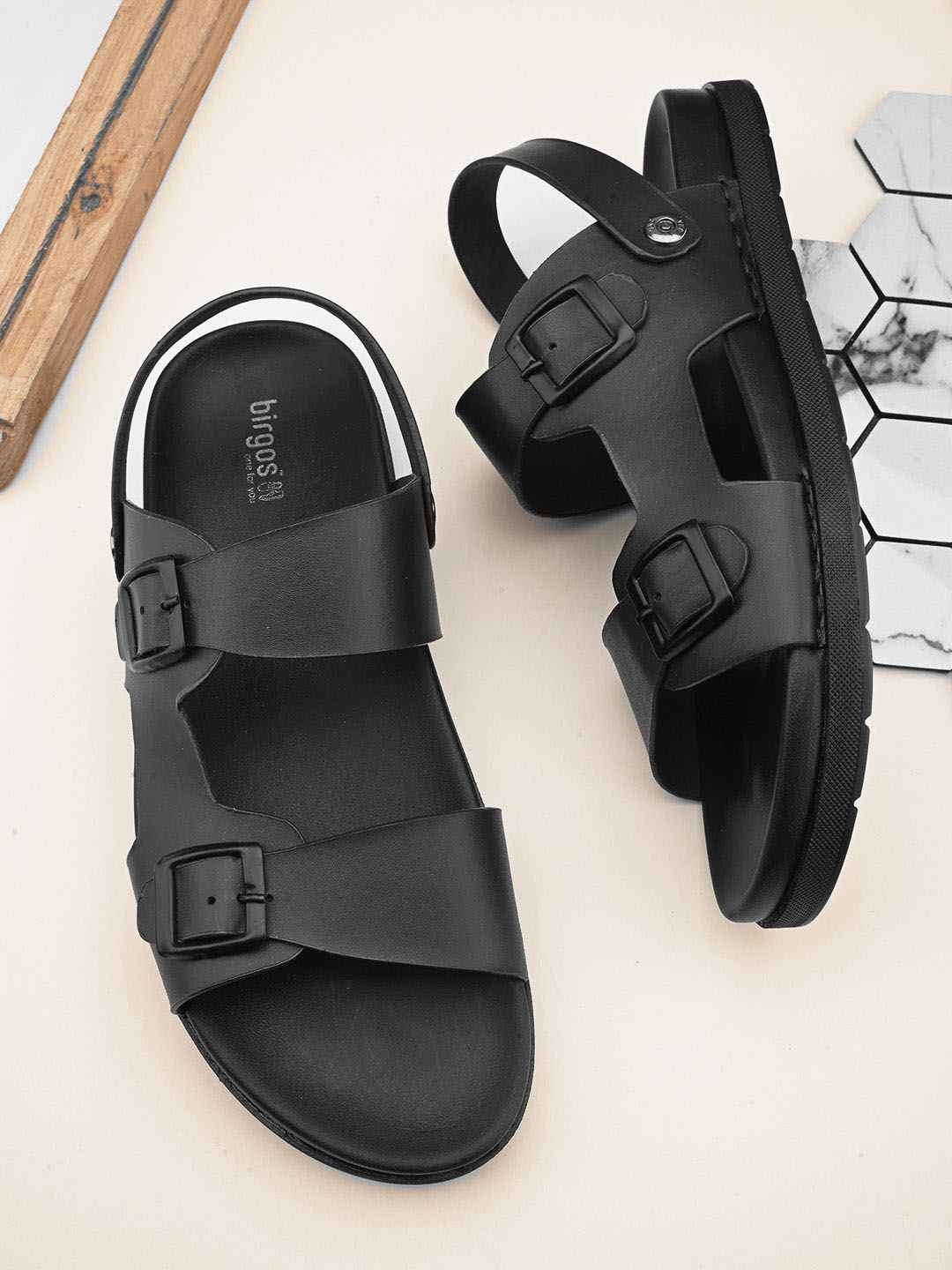 Buy Birgos Men Suede Comfort Sandals - Sandals for Men 29684960 | Myntra
