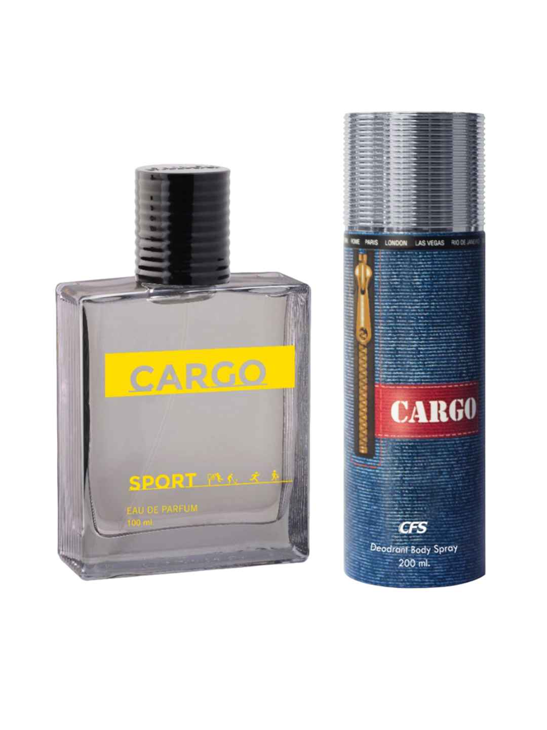 Buy CFS Cargo Sport EDP Long Lasting Perfume & Cargo Blue Deodorant ...