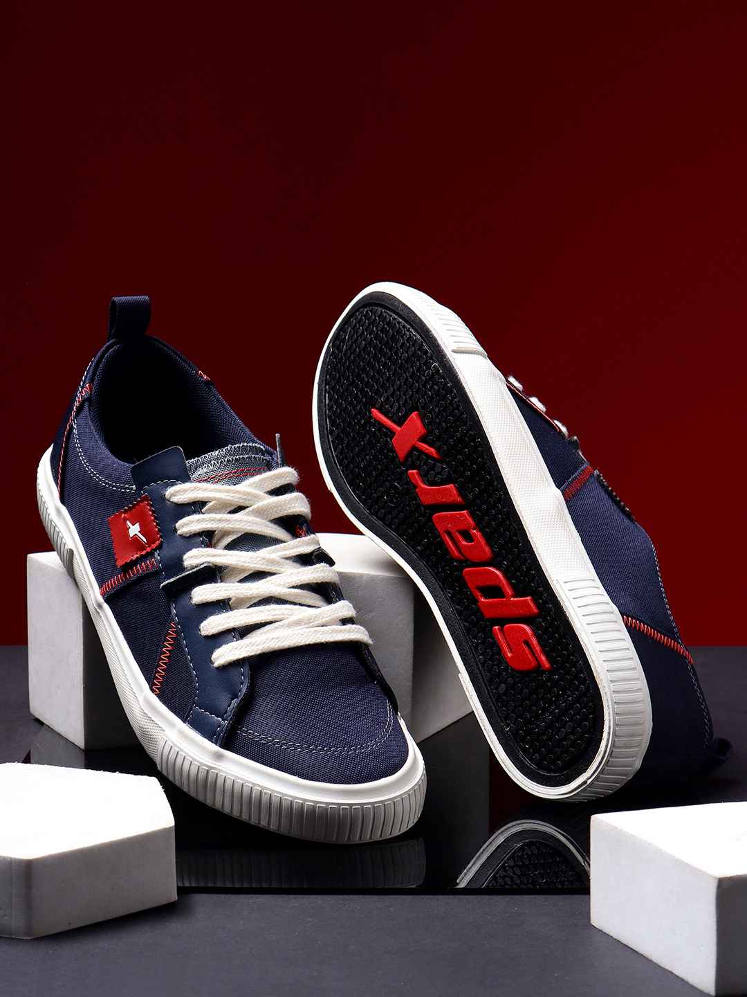 Buy Sparx Men Round Toe Lace Ups Canvas - Casual Shoes for Men 32384322 ...