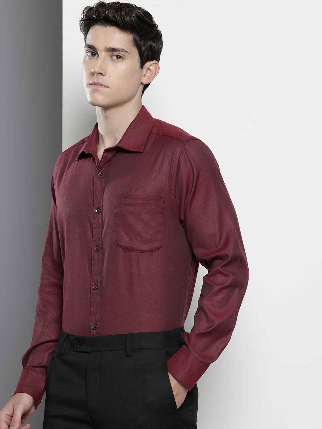 Buy The Indian Garage Co. X Luxe Slim Fit Formal Shirt - Shirts for Men ...