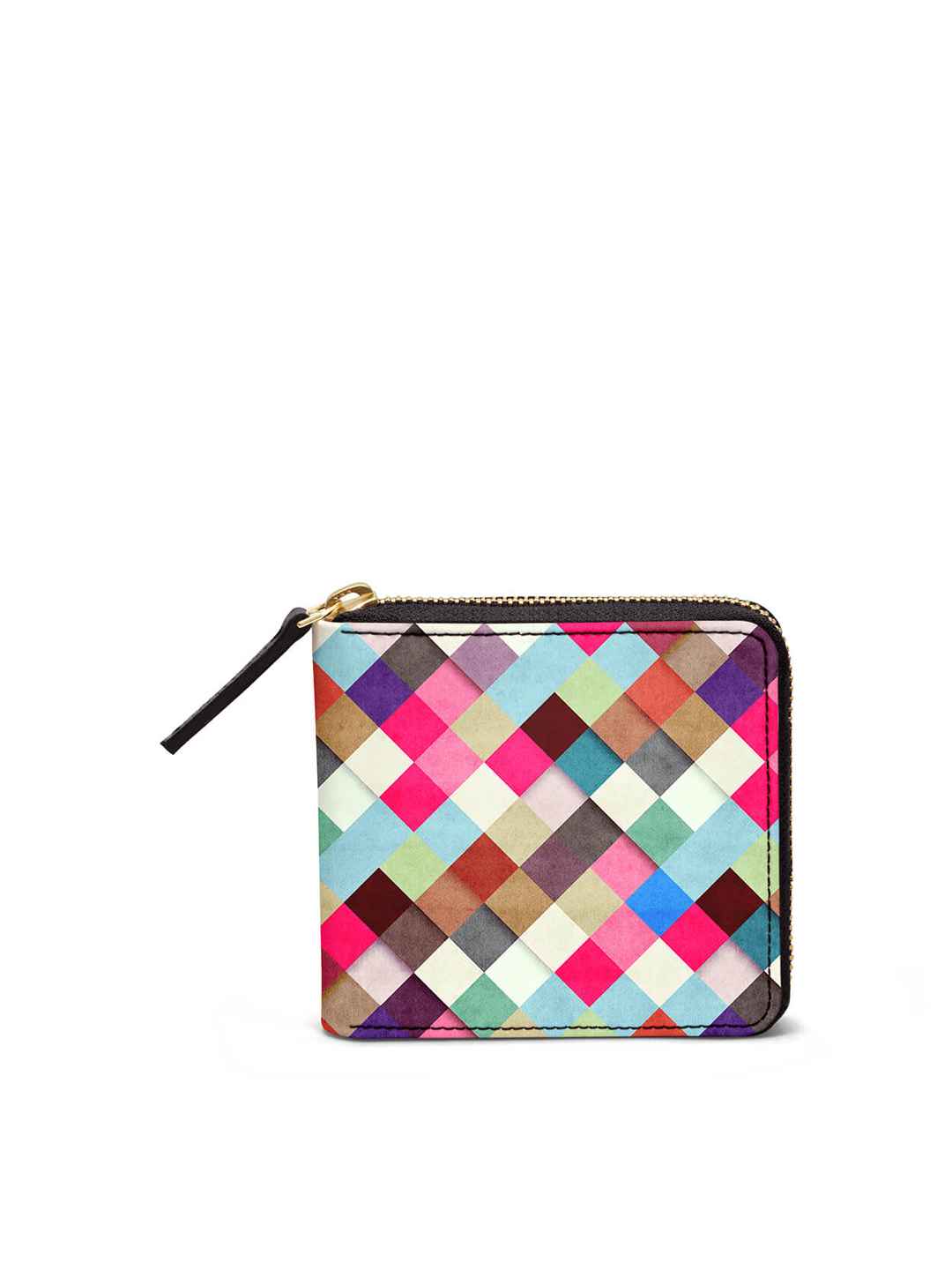 Buy DailyObjects Women Multicoloured Textured Zip Around Wallet ...