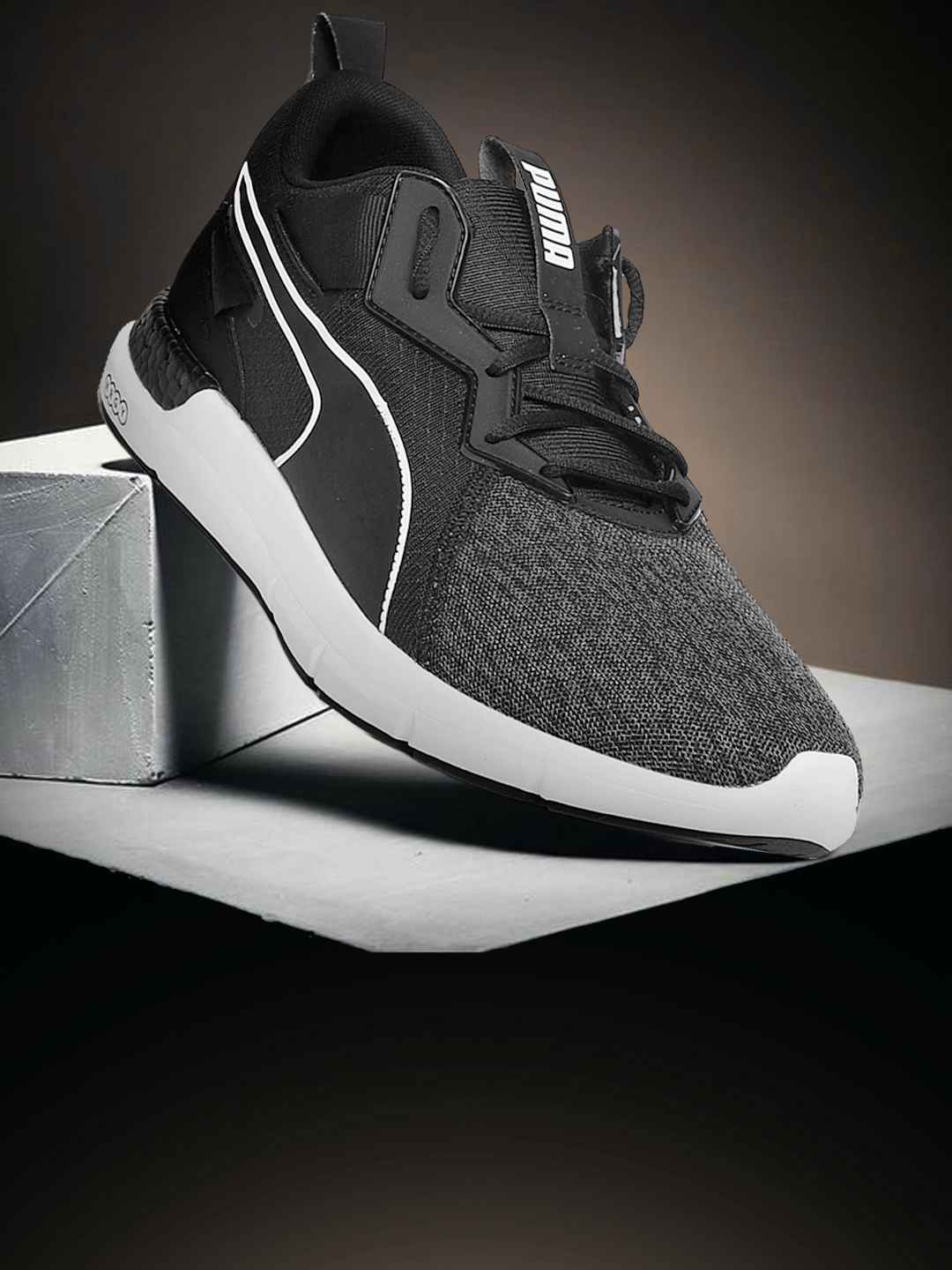 Buy Puma Men Black NRGY Dynamo Futuro Running Shoes - Sports Shoes for ...