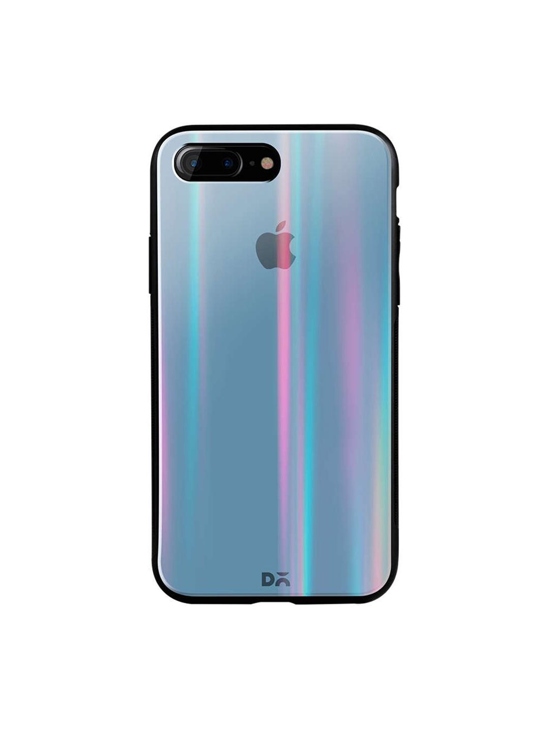 Buy DailyObjects Blue IPhone 7 Plus Holographic Glass Case Cover ...