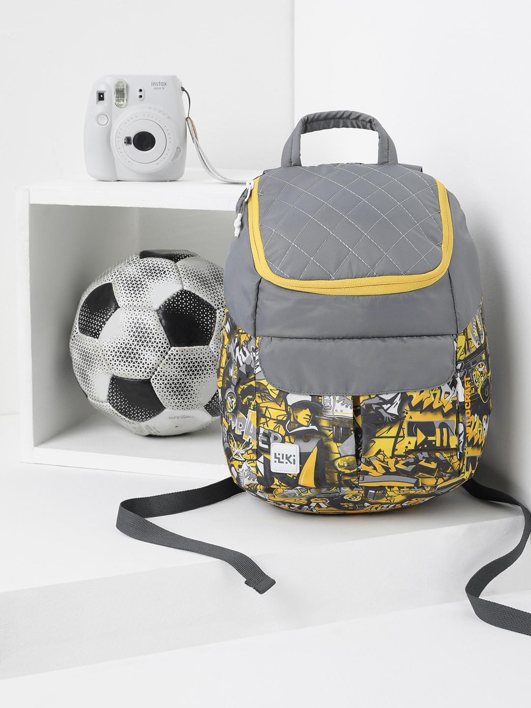 Buy Wildcraft Women Yellow & Grey Graphic Backpack - Backpacks for ...