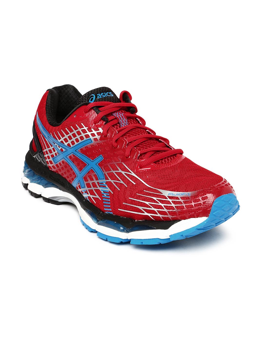 Buy ASICS Men Red Nimbus 17 Running Shoes - Sports Shoes for Men ...