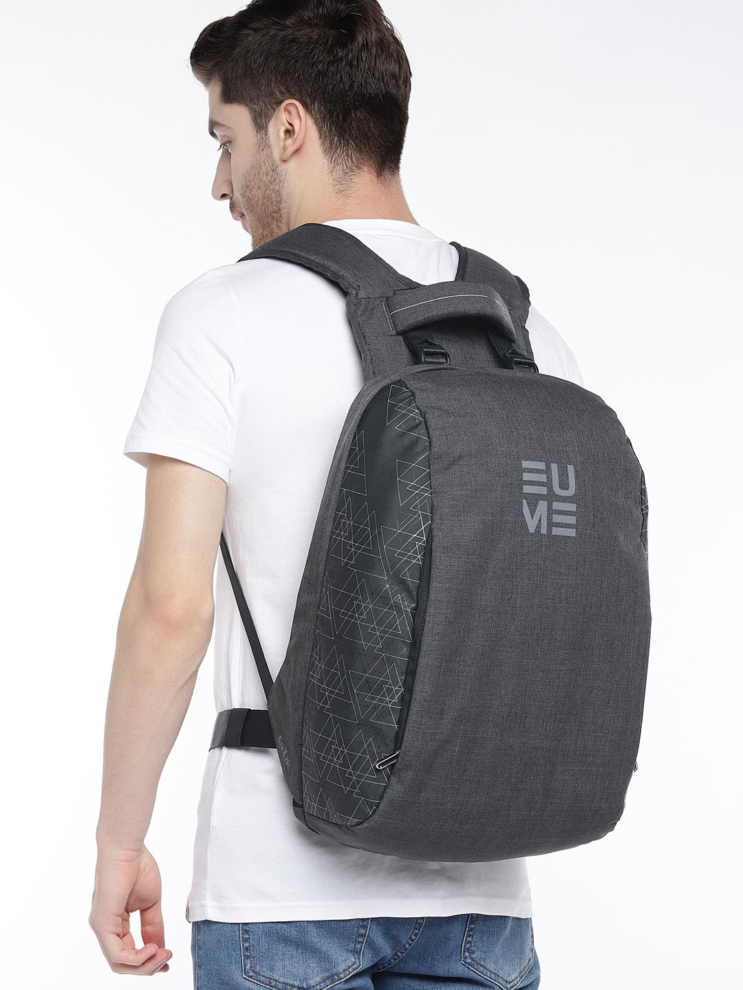 Buy EUME Unisex Grey Solid Backpack - Backpacks for Unisex 10562268 ...