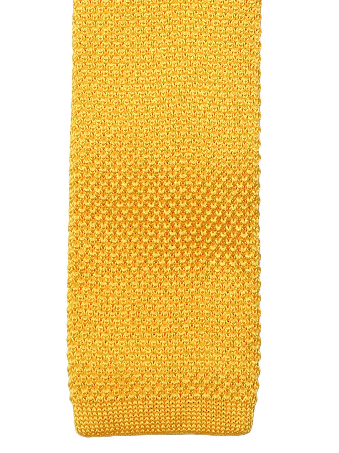 Buy Peter England Yellow Knitted Broad Tie - Ties for Men 10601170 | Myntra
