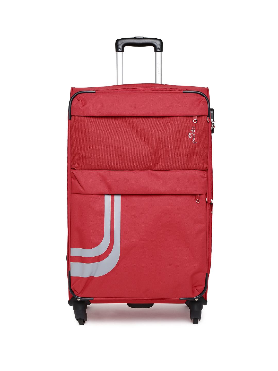 Buy Pronto Unisex Red Amsterdam Spinner 68 Medium Trolley Bag - Trolley ...