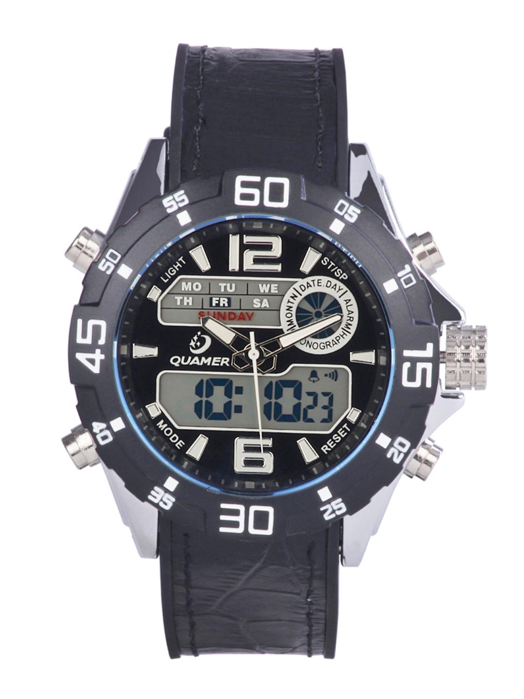 Buy Quamer Men Black Analogue & Digital Watch SD 1421 - Watches for Men ...