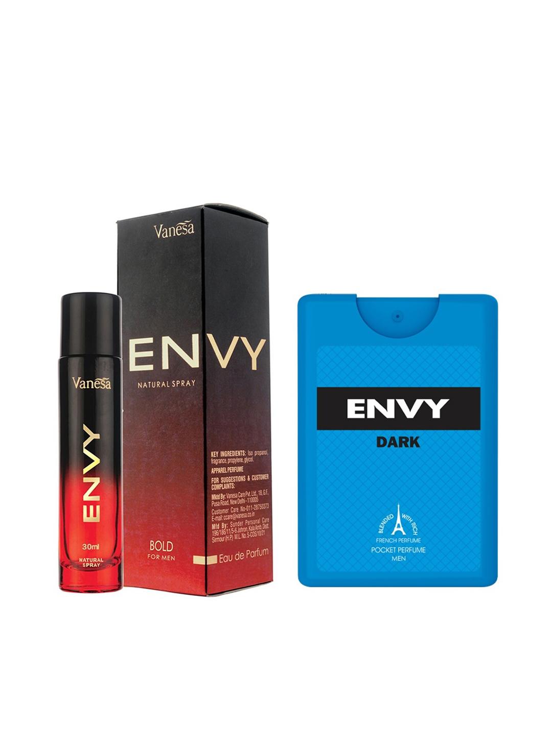 Buy Envy Men Natural Spray Bold Eau De Parfum + Dark Pocket Perfume ...