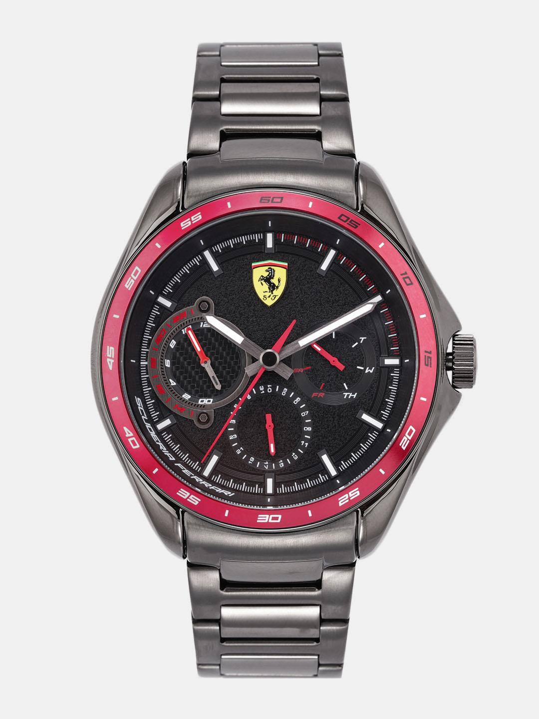 Buy SCUDERIA FERRARI Speedracer Men Black Analogue Watch 0830707 ...