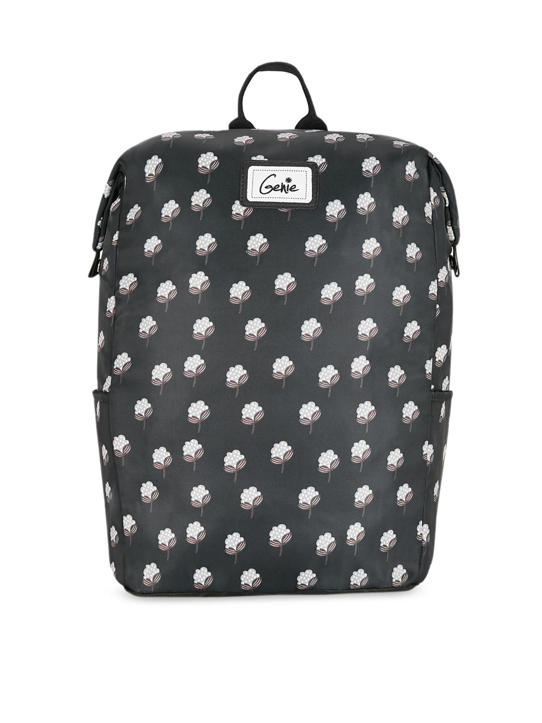 Buy Genie Unisex Black Anti Theft 13 Inches Printed Small Safepac ...