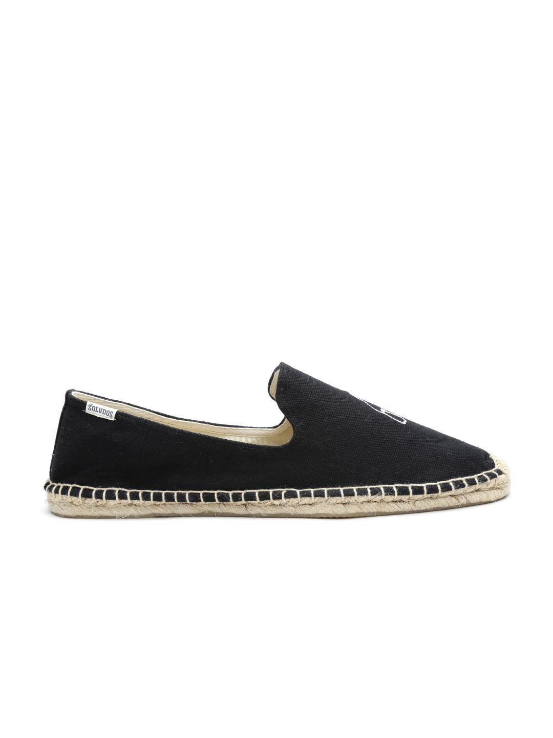 Buy Soludos Men Black Embroidered Espadrilles - Casual Shoes for Men ...