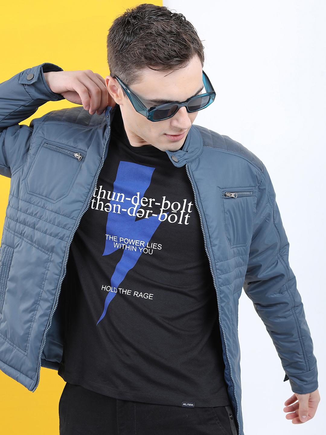 Buy LOCOMOTIVE Men Solid Puffer Jacket Jacket - Jackets for Men ...
