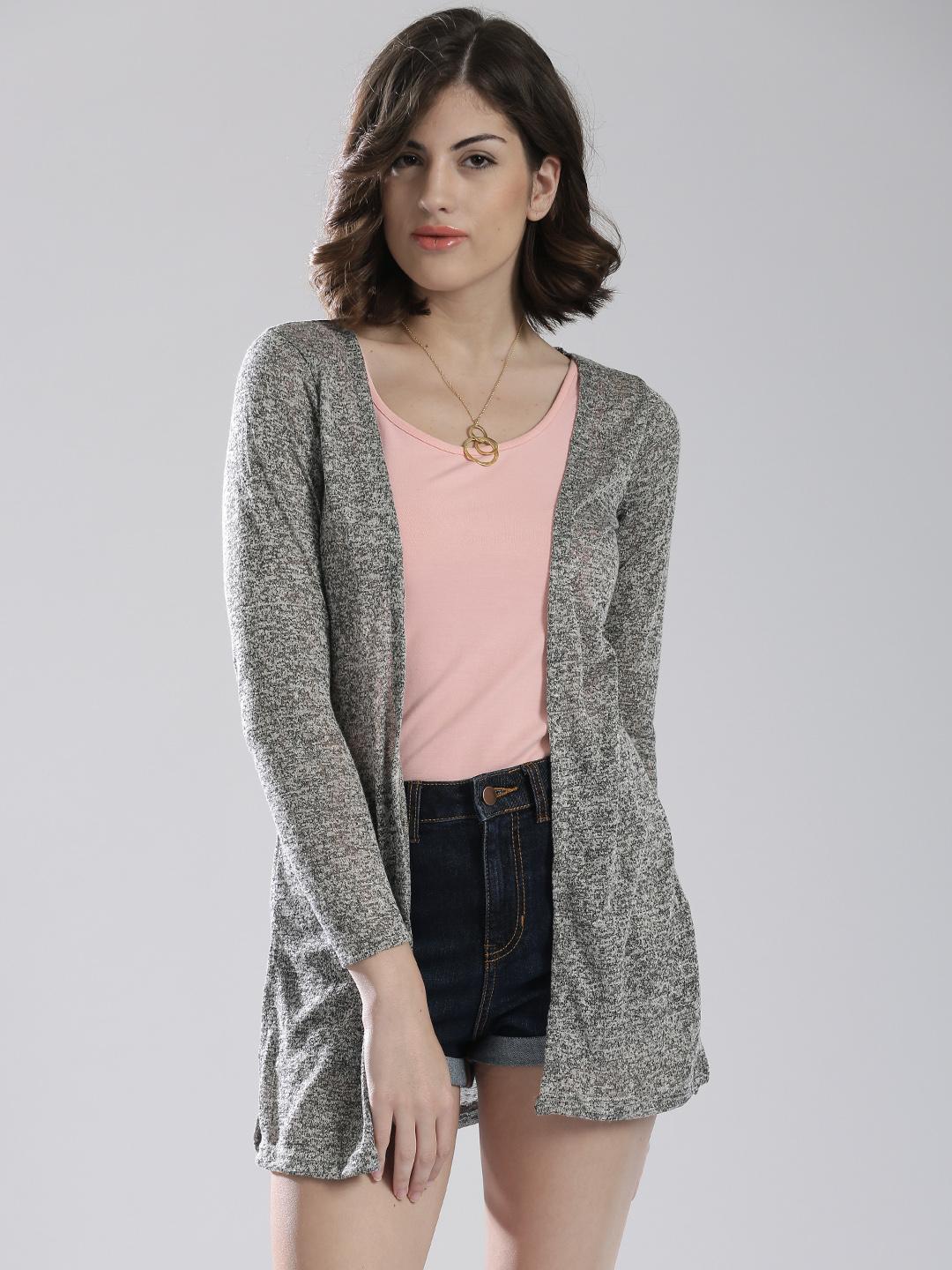 Buy DressBerry Grey Shrug - Shrug for Women 1112534 | Myntra