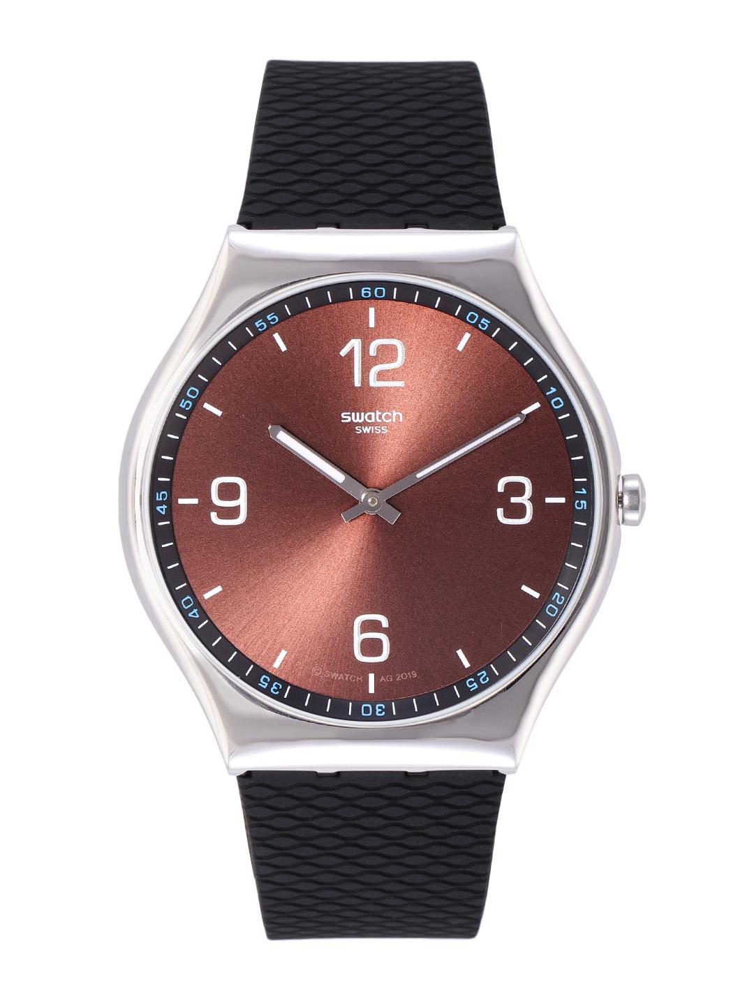 Buy Swatch Unisex Copper Toned Swiss Made Water Resistant Analogue ...