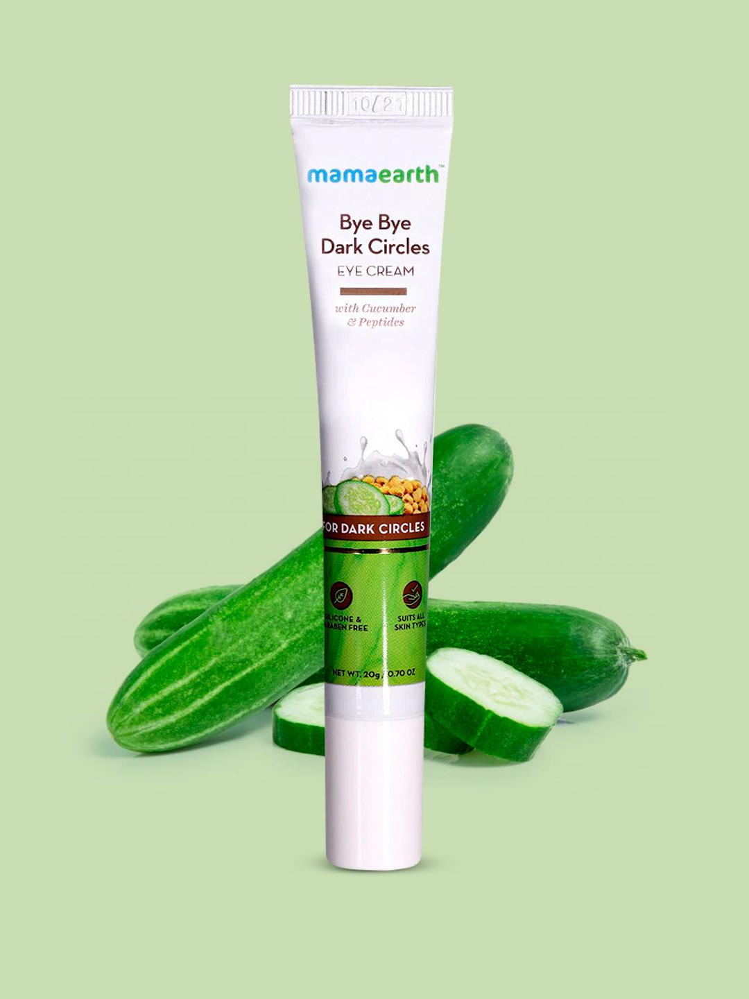 Buy Mamaearth Bye Bye Dark Circle Eye Cream With Cucumber For Dark ...
