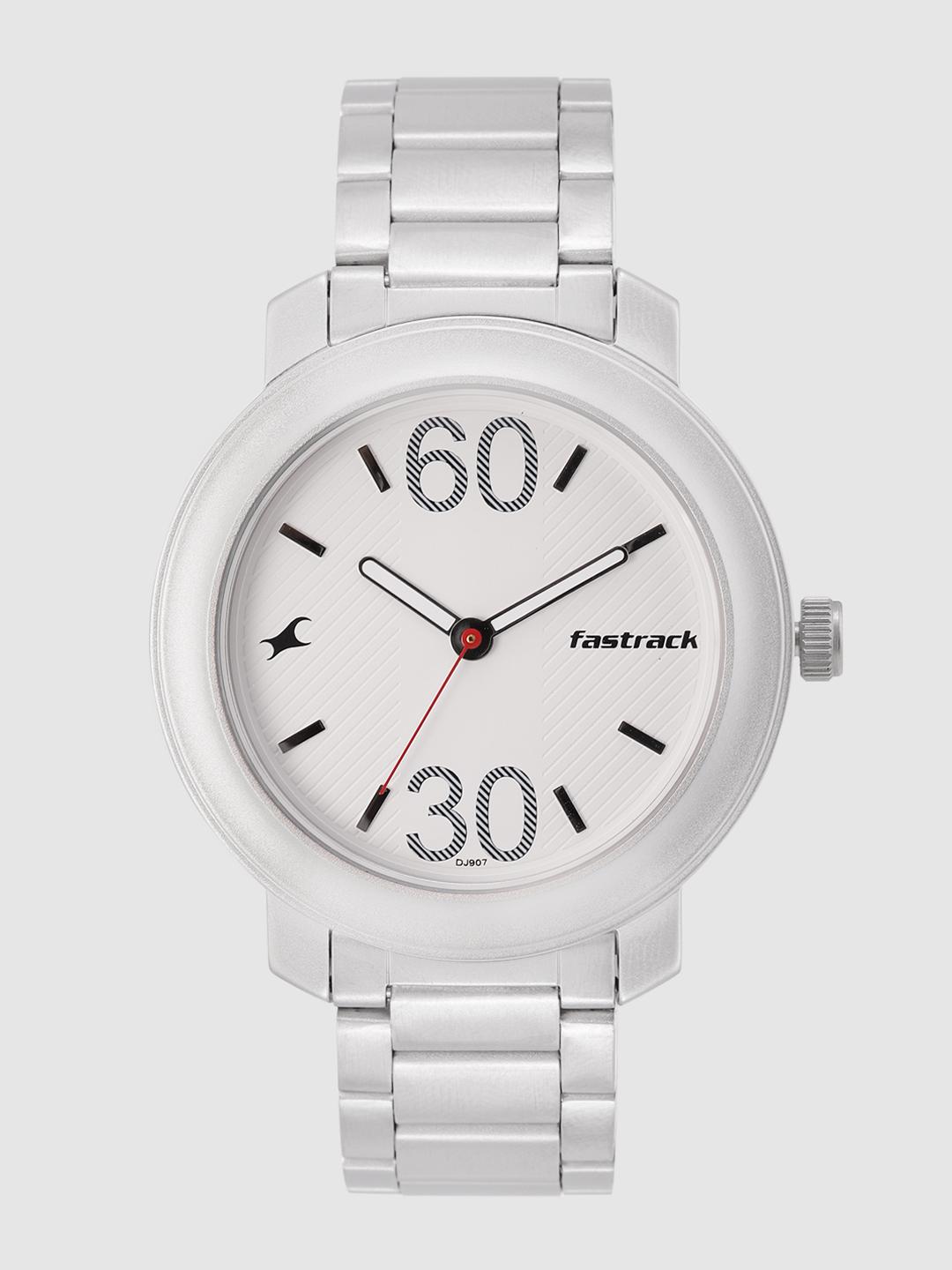 Buy Fastrack Quartz Analog With White Dial Watch For Guys Nt3222sm01 ...
