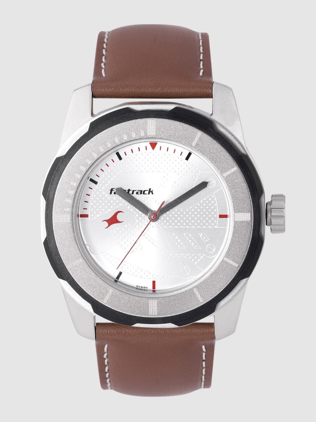 Buy Fastrack Men Silver Toned Analogue Watch NL3099SL01_OR - Watches for Men 11433178 | Myntra