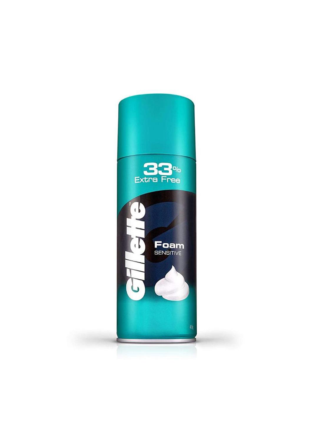 Buy Gillette Pre Shave Foam Classic Sensitive Skin 418 G - Shaving ...