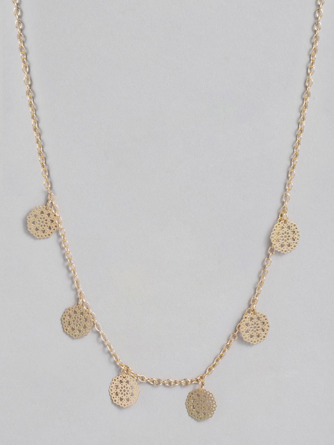 Buy Accessorize London Women Filigree Disc Pendant Necklace - Necklace ...