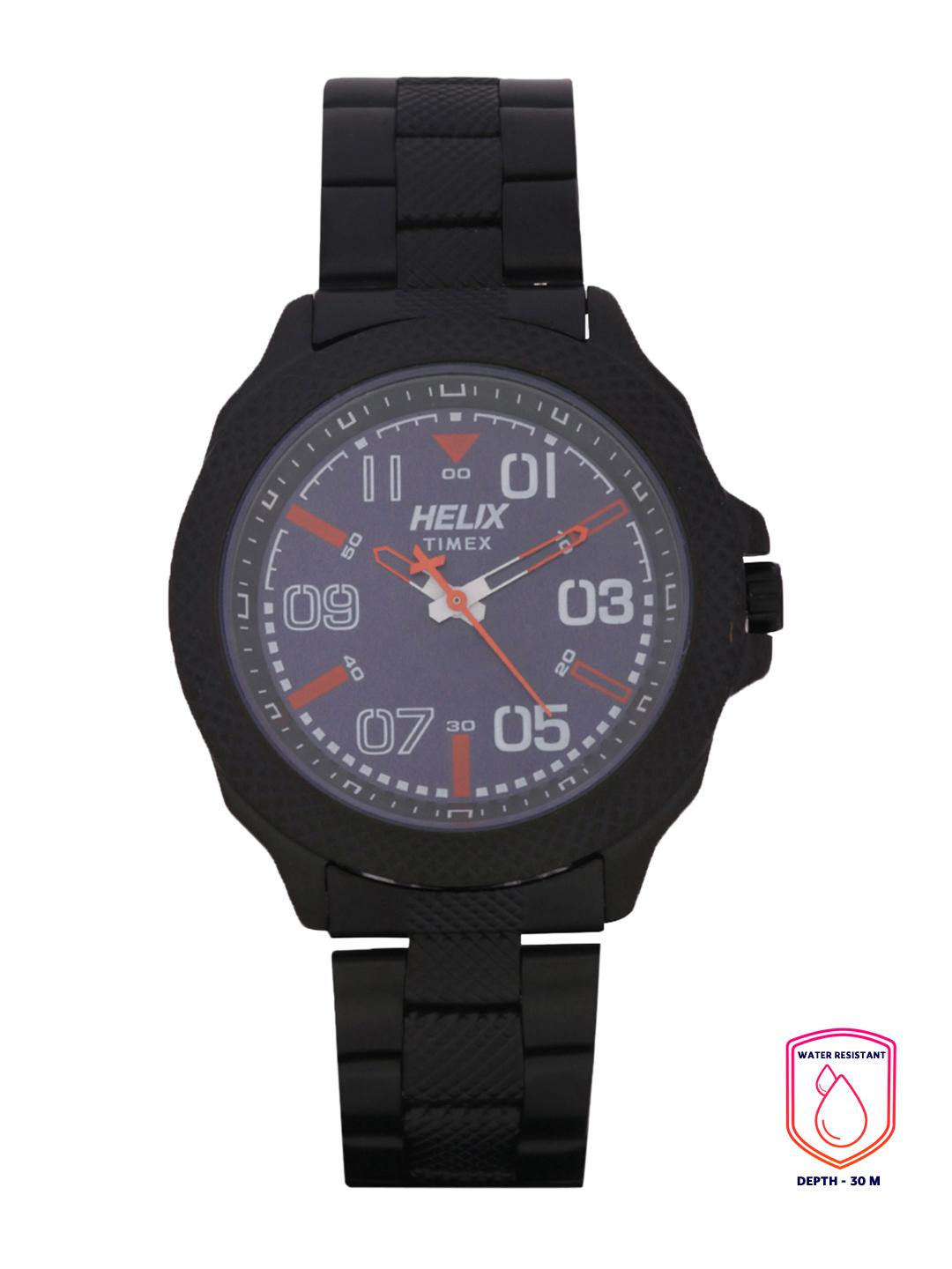 Buy Helix By Timex Men Blue Analogue Watch TW034HG10 - Watches for Men 11747572 | Myntra