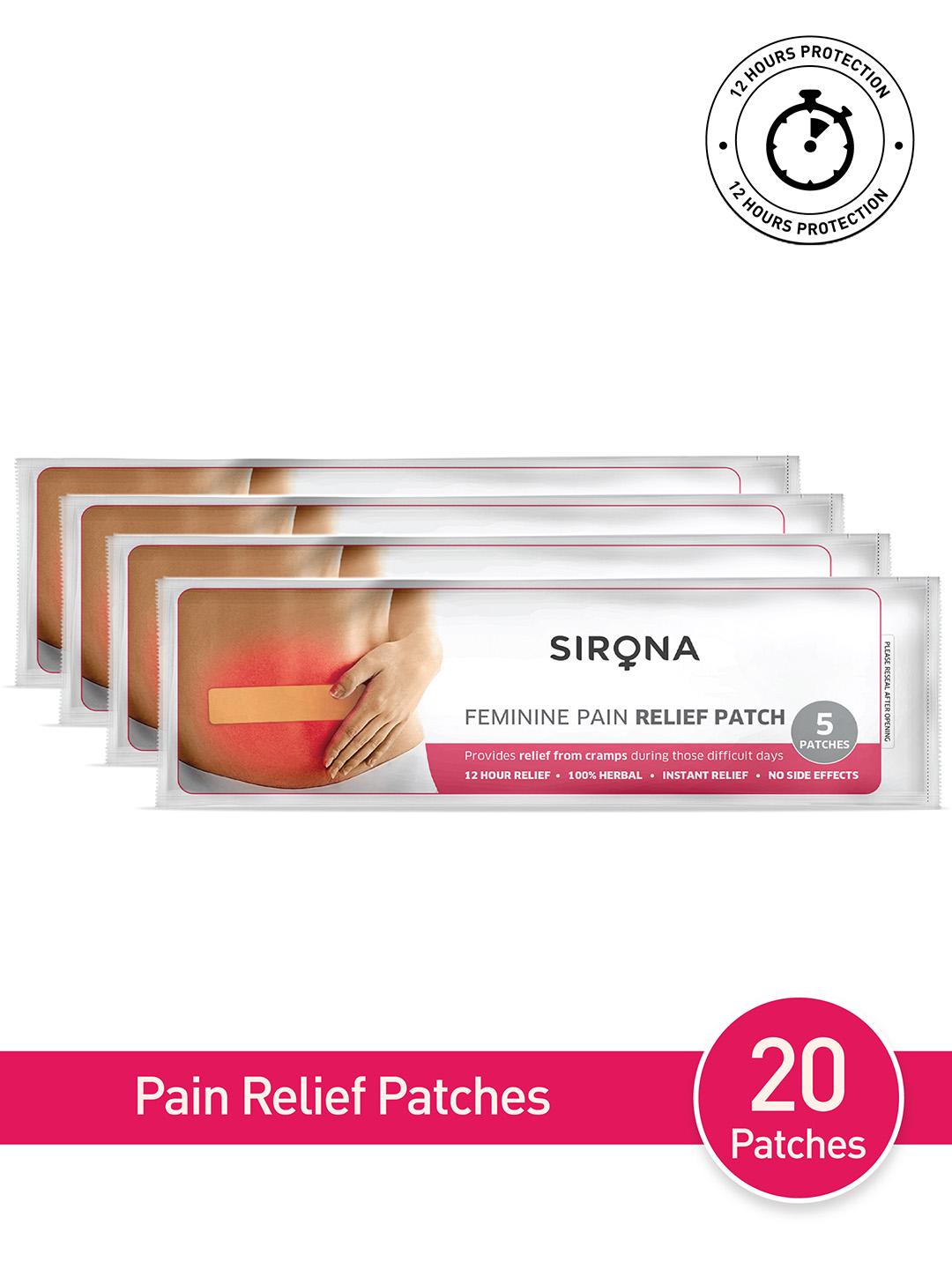 Buy Sirona Set Of 20 Feminine Pain Relief Patches - Intimate Hygiene ...