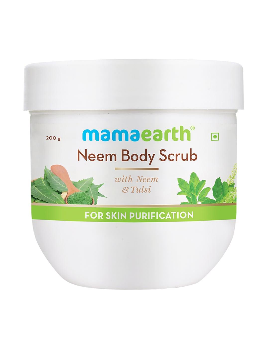 Buy Mamaearth Sustainable Neem Body Scrub With Tulsi For Skin ...