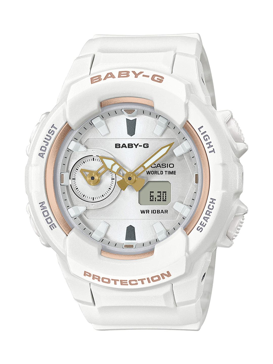 Buy CASIO Women Silver Toned Analogue And Digital Watch BX118 - Watches ...