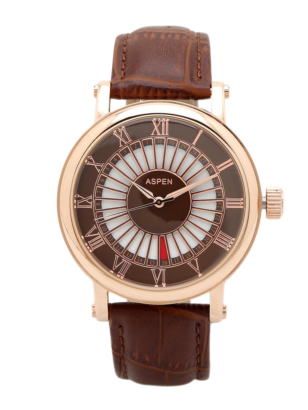 Buy ASPEN Men Brown Dial Watch AM0079 - Watches for Men 1233454 | Myntra
