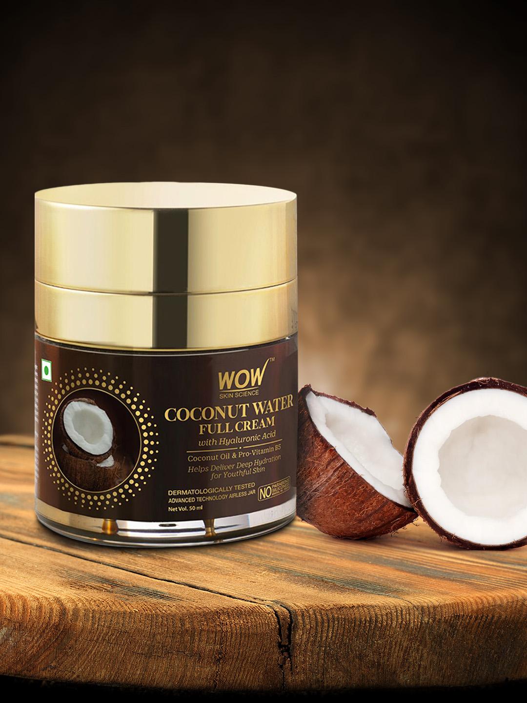 Buy WOW Skin Science Coconut Water Full Cream 50mL - Skin Care Combo ...