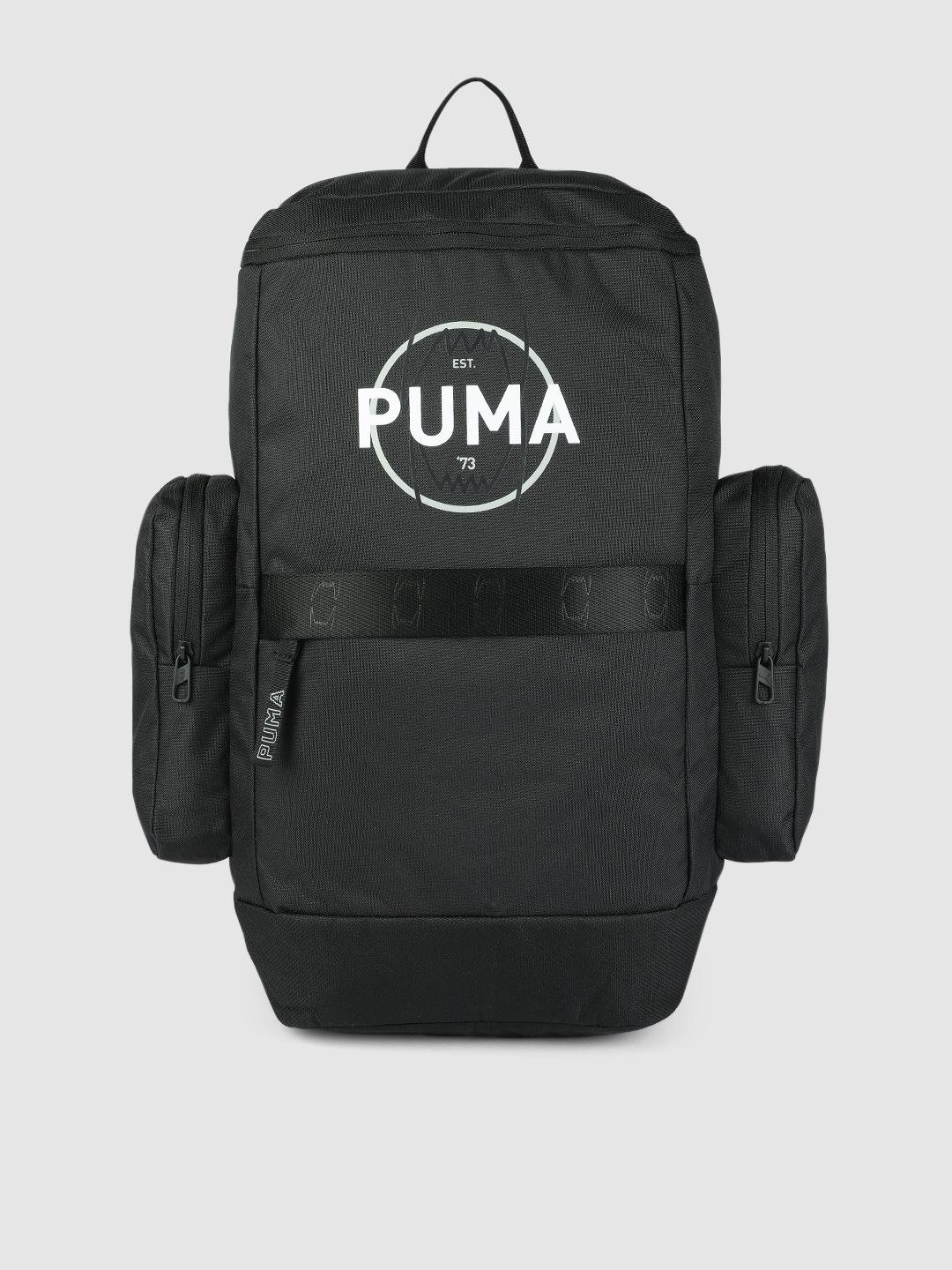 Buy PUMA Hoops Unisex Black Brand Logo Basketball Backpack - Backpacks ...