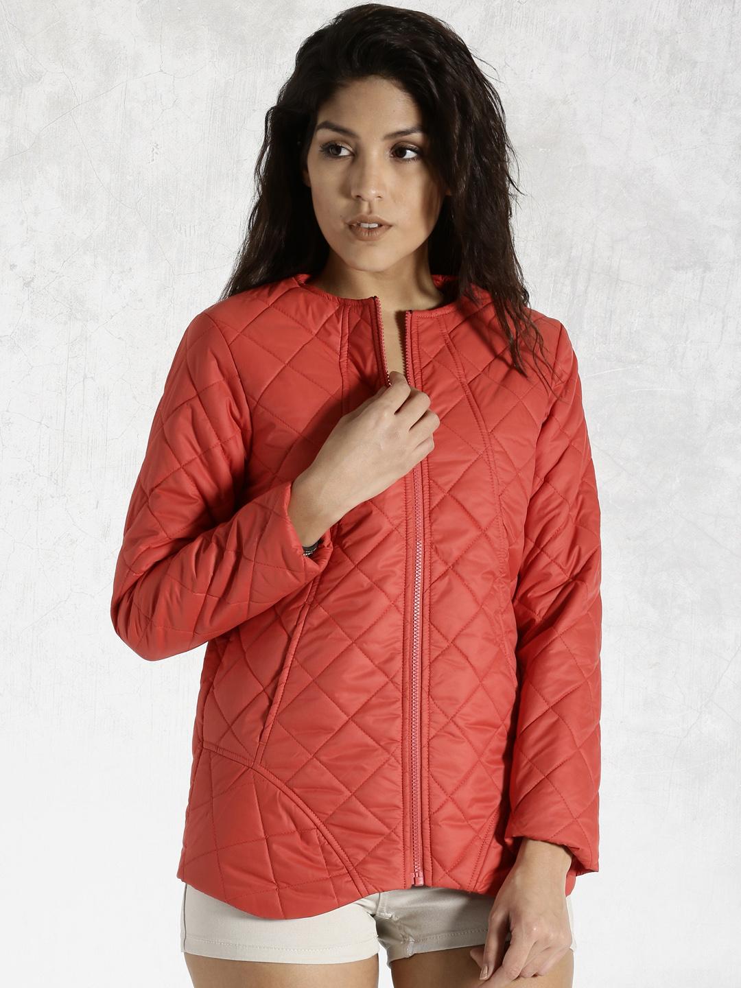 Buy Roadster Rust Orange Jacket - Jackets for Women 1275316 | Myntra