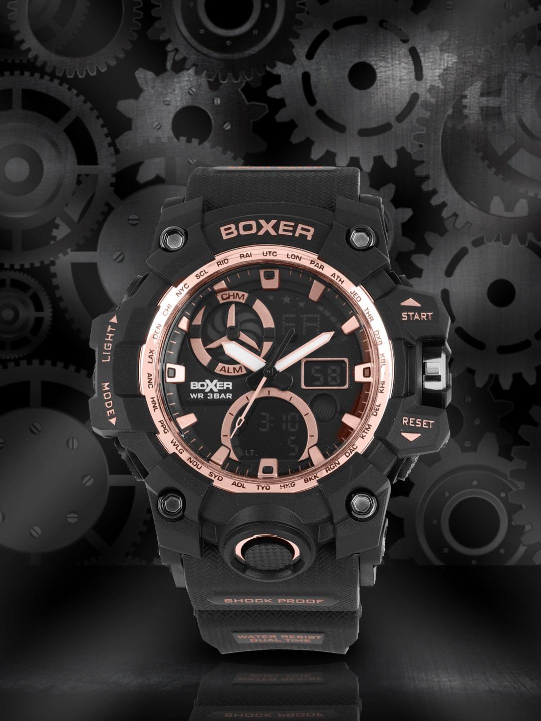 Buy BOXER Men Black Analogue And Digital Watch BG00195 - Watches for ...