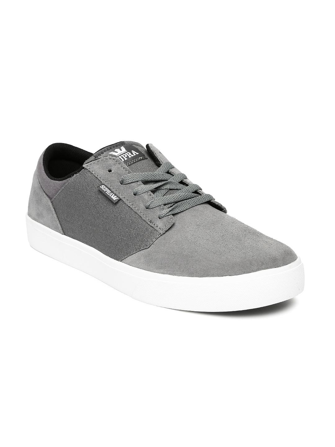 Buy Supra Men Grey Yorek Low Sneakers - Casual Shoes for Men 1289065 ...