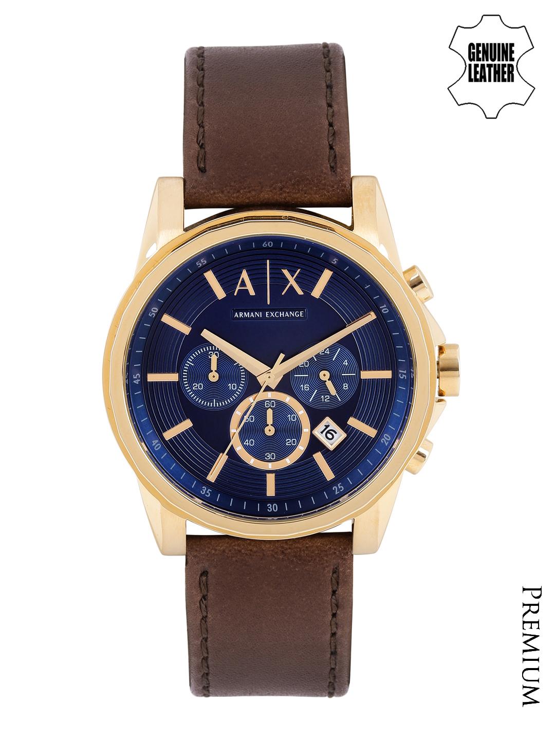 Buy Armani Exchange Men Navy Dial Chronograph Watch AX2508 - Watches ...