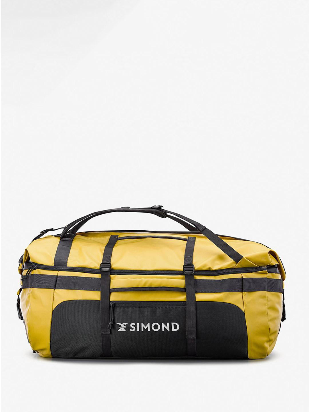 Buy Decathlon FORCLAZ Unisex Yellow Expandable 80 120L Travel Duffle ...