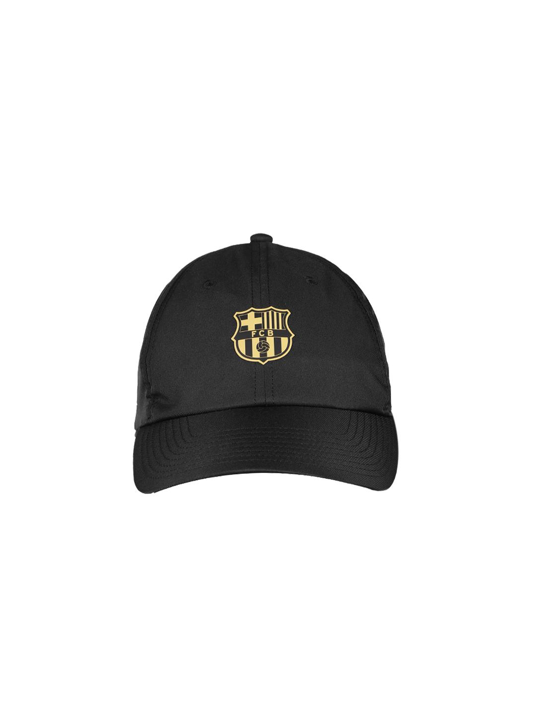 Buy Nike Unisex Black Printed FCB DRY H86 CAP Barcelona Football Cap ...