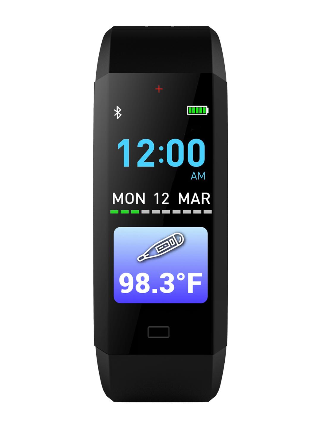 Buy GOQii Unisex Black Vital 3.0 Smart Fitness Band - Fitness Bands for ...