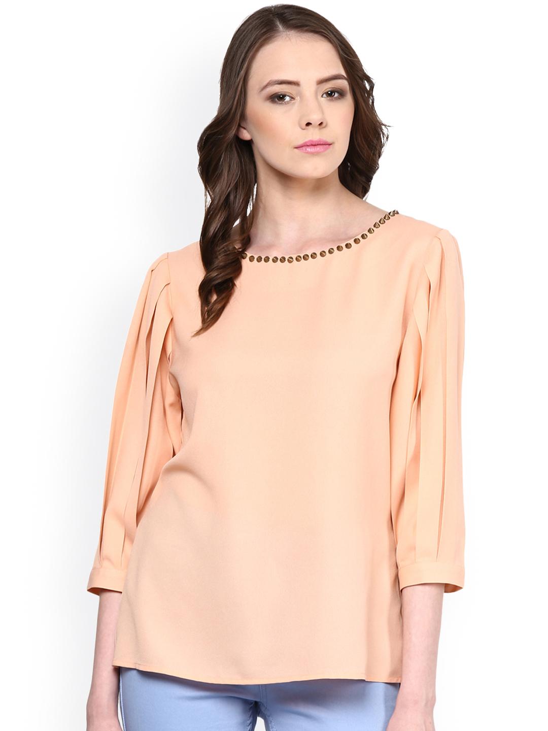 Buy RARE Peach Coloured Top - Tops for Women 1337523 | Myntra